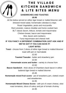 THE VILLAGE KITCHEN MENU… – THE VILLAGE KITCHEN